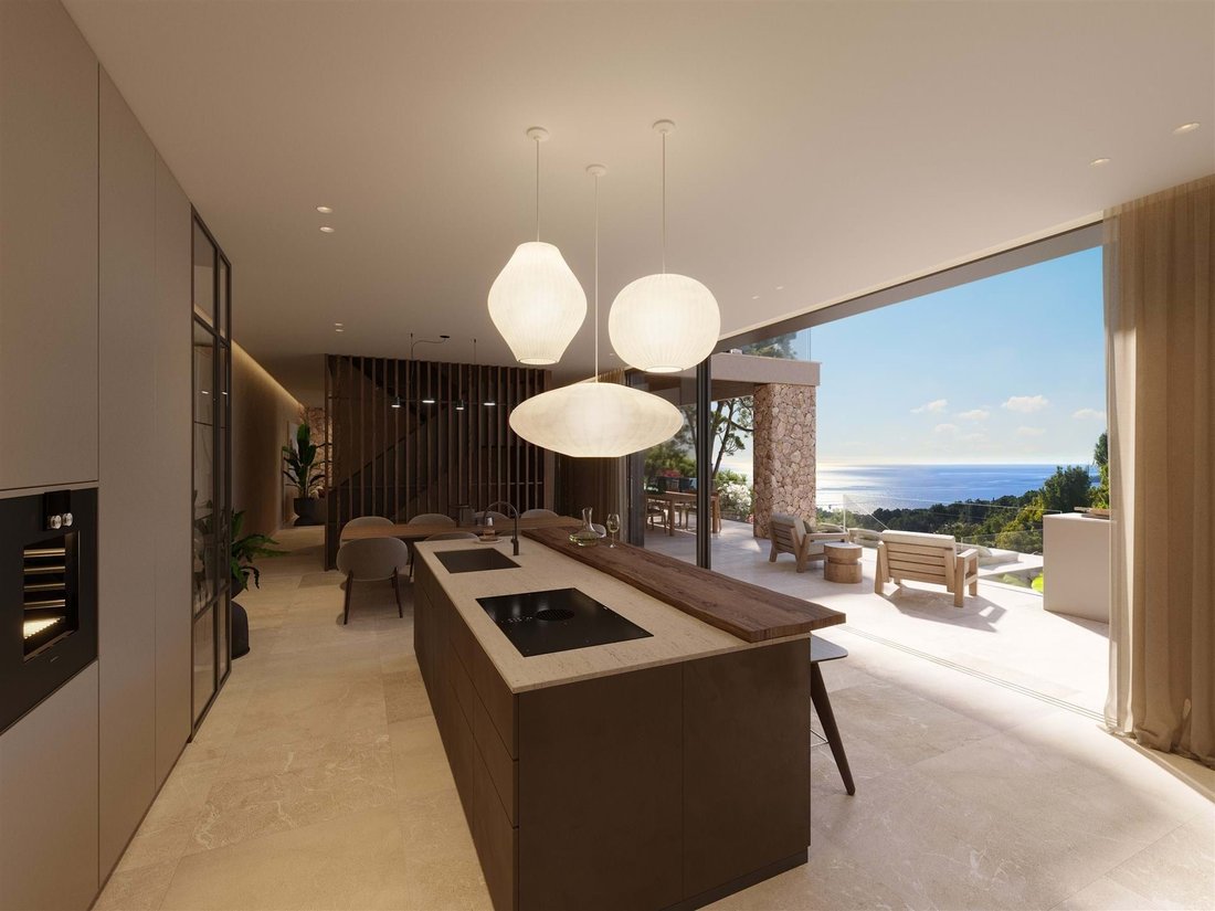 New Build Villa With Panoramic Sea Views In Calvià, Balearic Islands ...