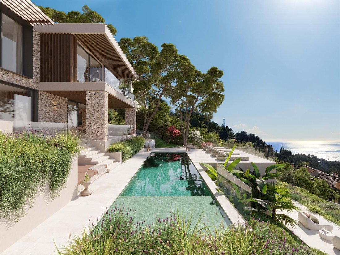 New Build Villa With Panoramic Sea Views In Calvià, Balearic Islands ...