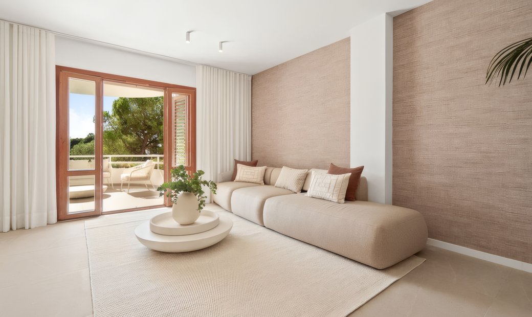 Elegant Sunlit Apartment With Golf Views In Marbella, Andalusia, Spain ...