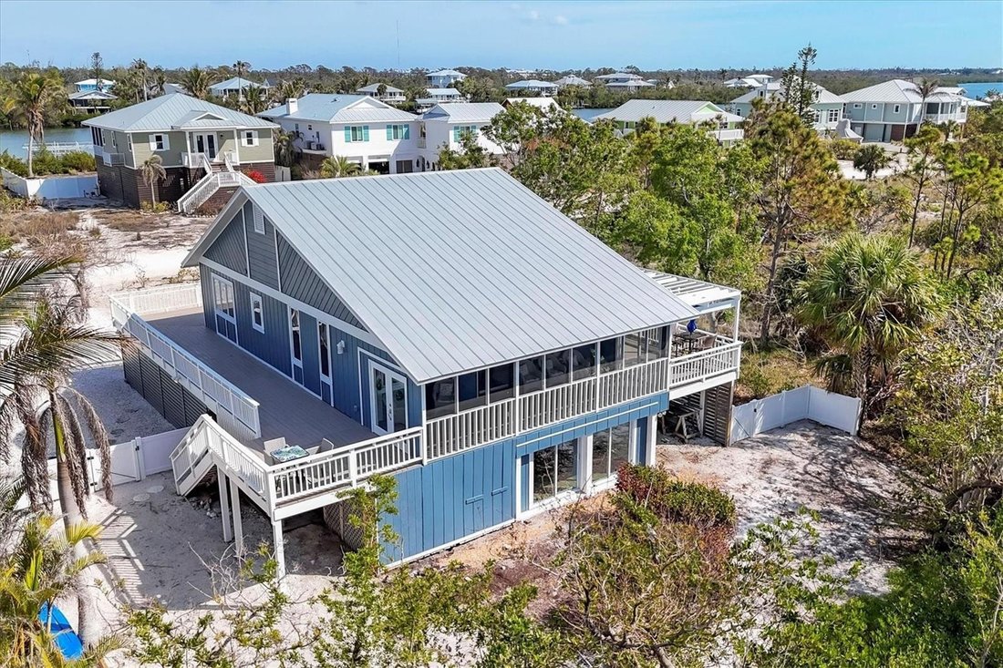 Key West Style Waterfront Home On Palm In Placida, Florida, United ...