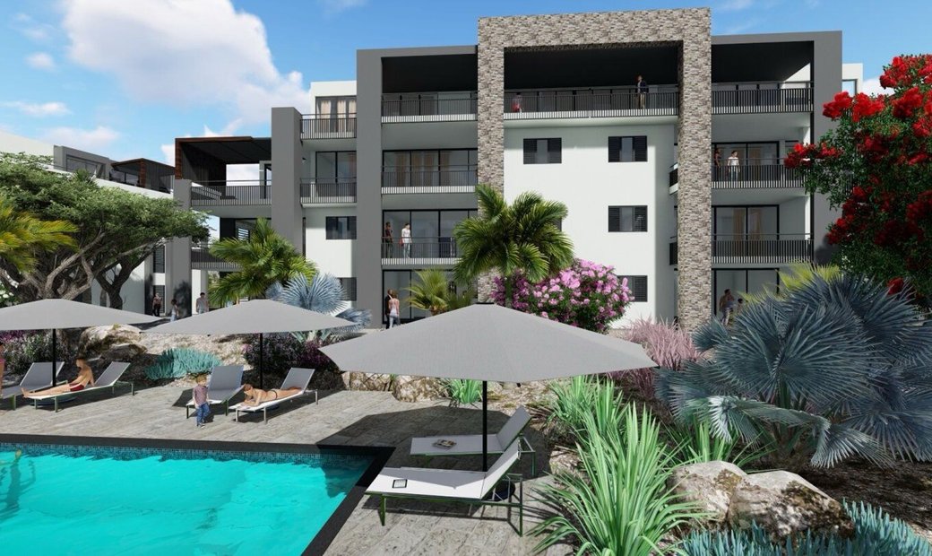 Cape Marie Luxury Apartments, Coral In Sint Willibrordus, Curaçao ...