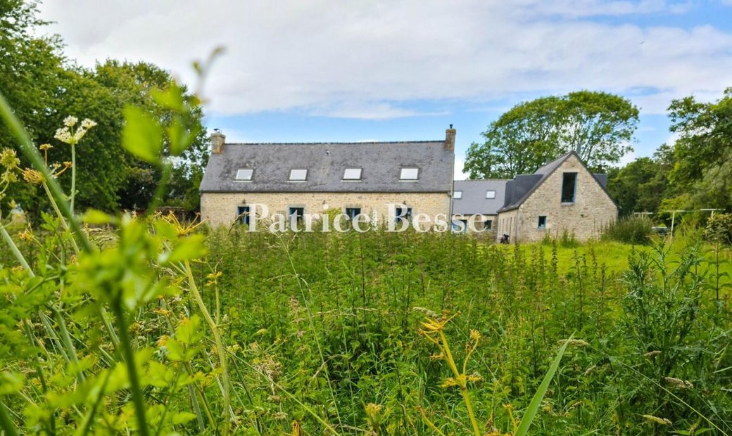 Renovated Farmyard Buildings On One Hectare Of In Pont L'abbé, Brittany ...