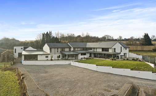 Luxury homes with tennis court for sale in Saint Bride's-super-Ely ...