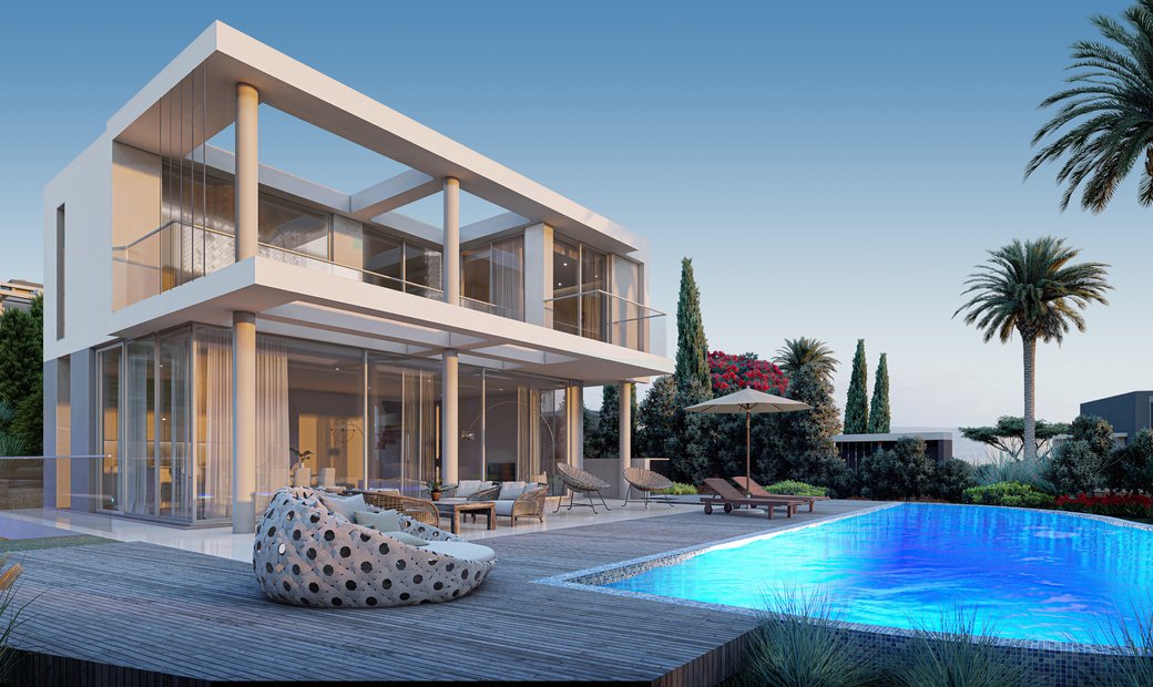 Villa De Lujo Frente Al Mar En Paphos, En Peyia, Distrito De Pafos ...