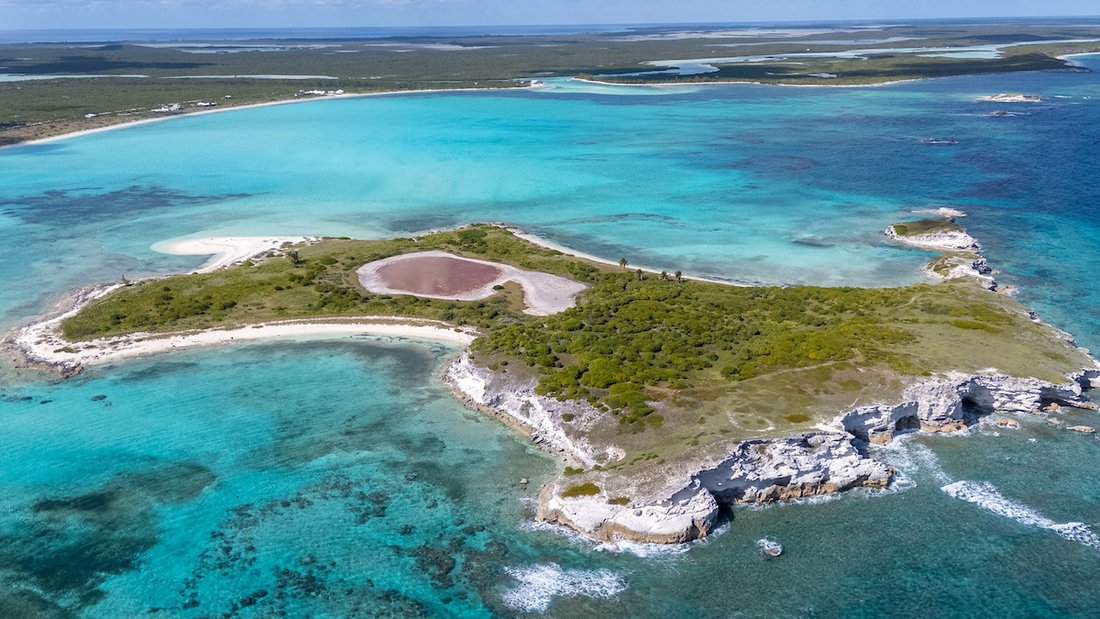High Cay: A Rare, In Fortune Hill Settlement, San Salvador, The Bahamas ...