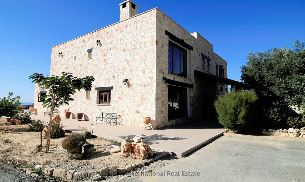 Exquisite Stone Built 7 Bedroom Villa In Kouklia In Souskiou, Paphos ...