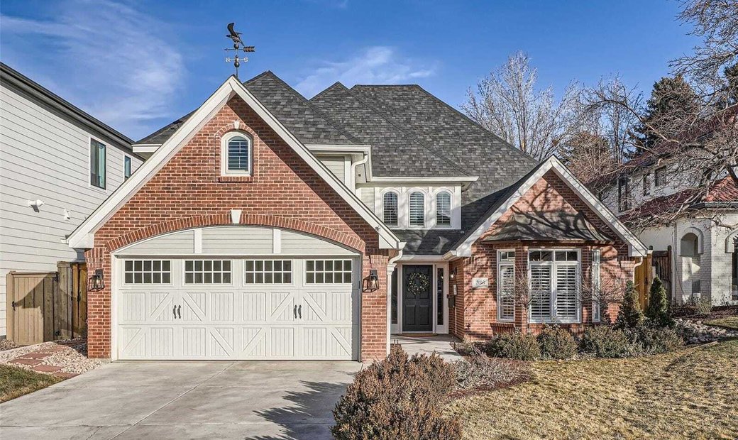 Quintessential Traditional Brick Home In In Denver, Colorado, United ...