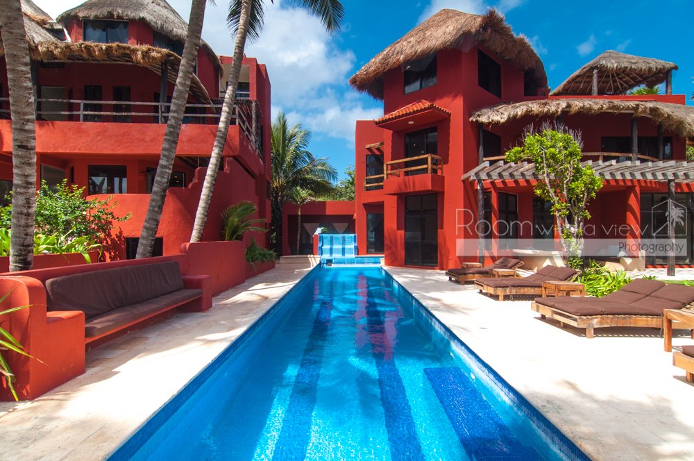 Luxurious Beachfront Villa In Jade Bay In Akumal, Quintana Roo, Mexico ...