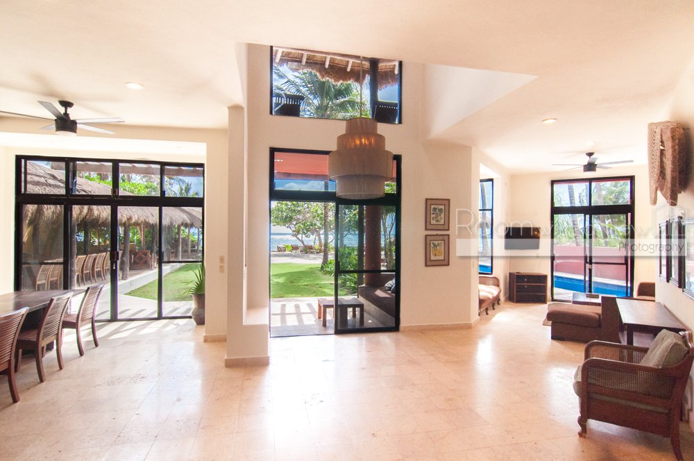Luxurious Beachfront Villa In Jade Bay In Akumal, Quintana Roo, Mexico ...