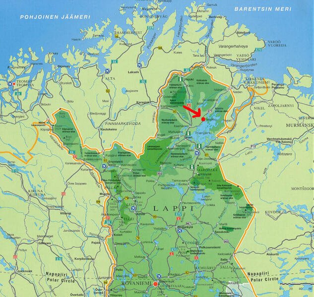 Lake Inari, The Most Beautiful Place In Europe. Tell In Inari, Lapland ...