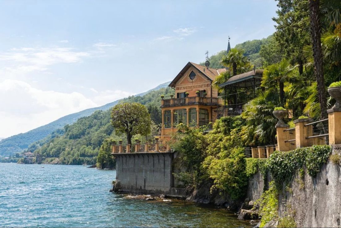 Villa On The 1st Line Of Maggiore Lake With In Cannobio, Piedmont ...