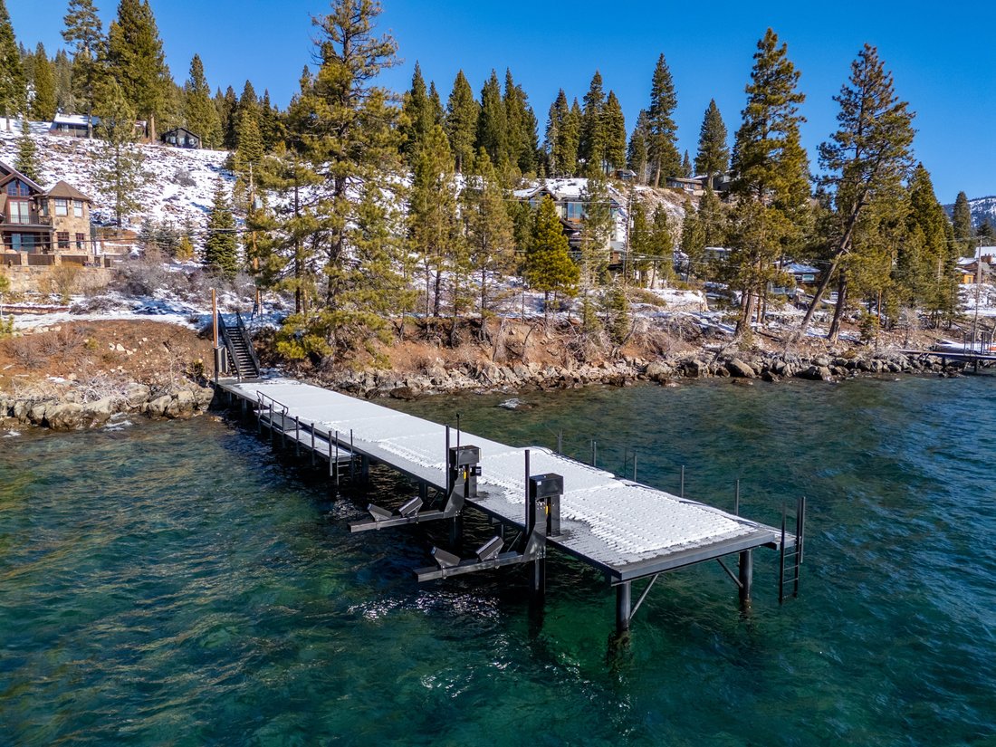Lake Tahoe View With Shared Pier On In Carnelian Bay, California ...