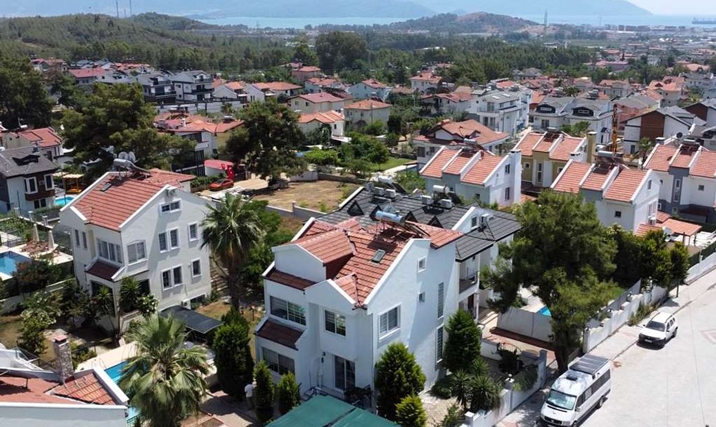 “Fethiye çiftlik’te Deniz Manzaralı, Lüks, Eşyalı Villa In Muğla ...