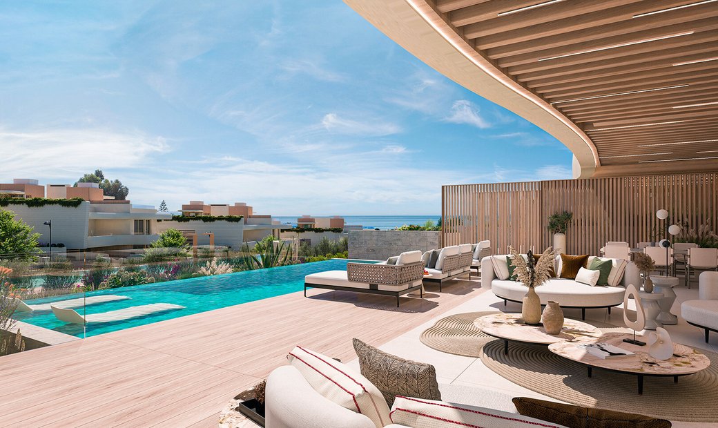 Luxury Penthouse With Solarium Marbella East, In Marbella, Andalusia ...