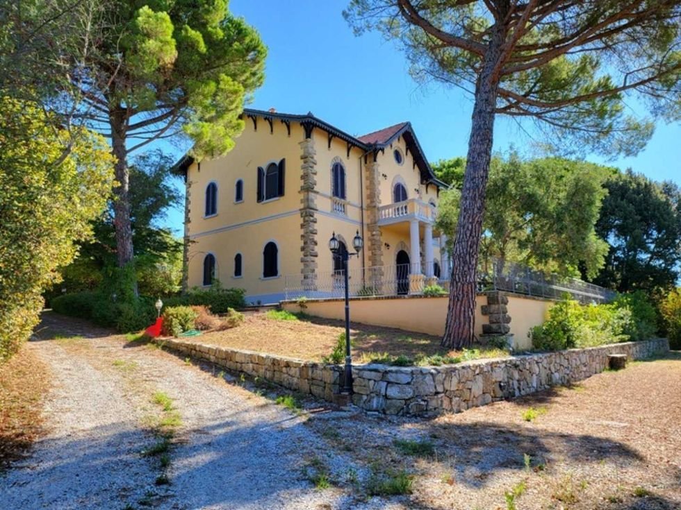 Elegant Art Nouveau Villa With Breathtaking In Vecchio Dazio, Tuscany ...