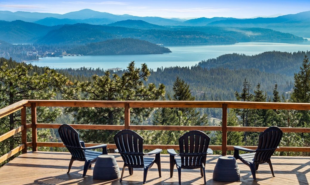 Captivating Lake View Beauty In Coeur D'alene, Idaho, United States For ...