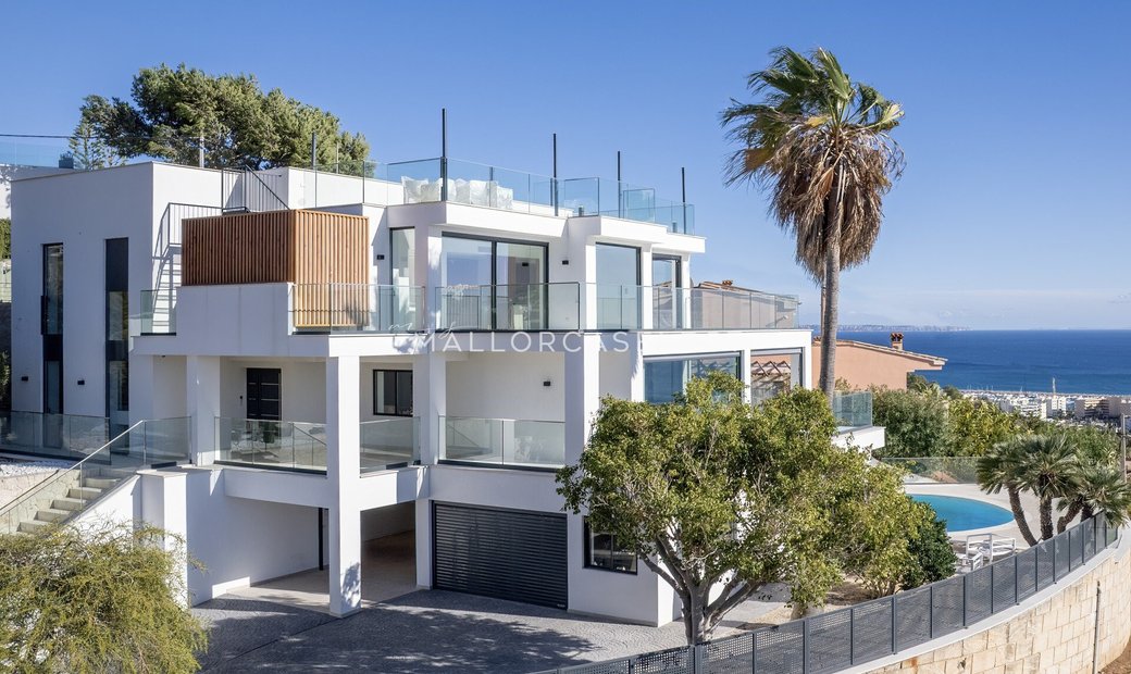 Sea View Villa With Home Cinema And Sauna In In Calvià, Balearic ...