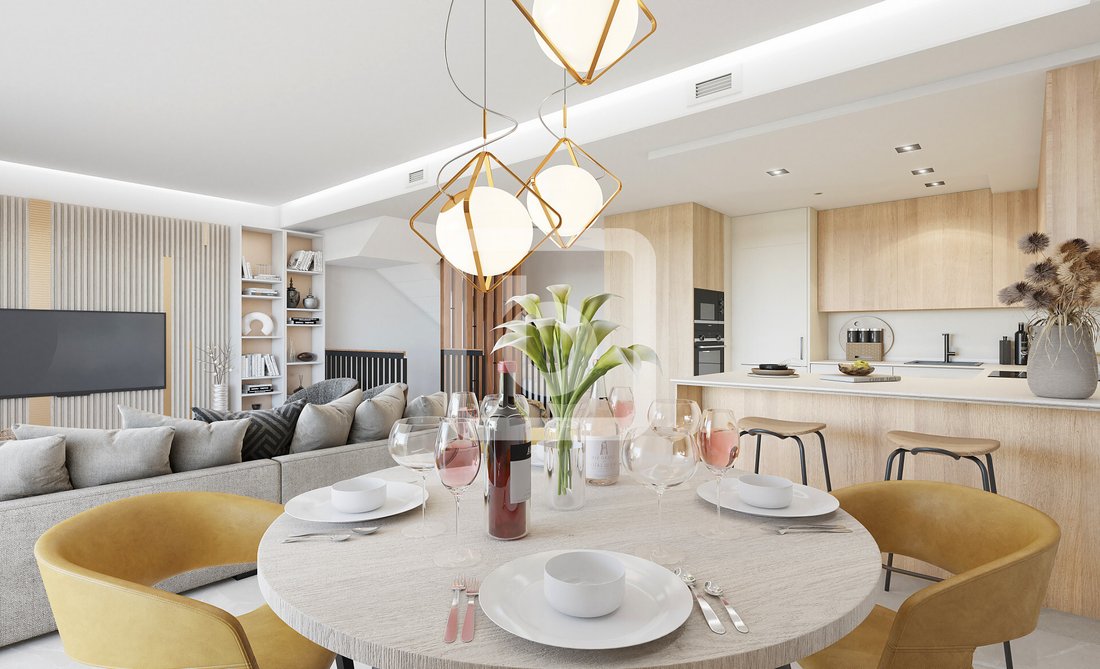 New 3 Bed Townhouses On La Cala Golf With Panoramic In Mijas, Andalusia ...