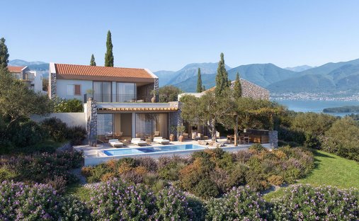Luxury villas with private beach for sale in Bigova, Kotor Municipality ...