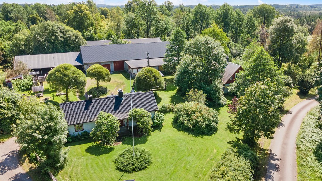 Forestry Farm In The Beautiful Southwest Of In Torup, Halland County ...