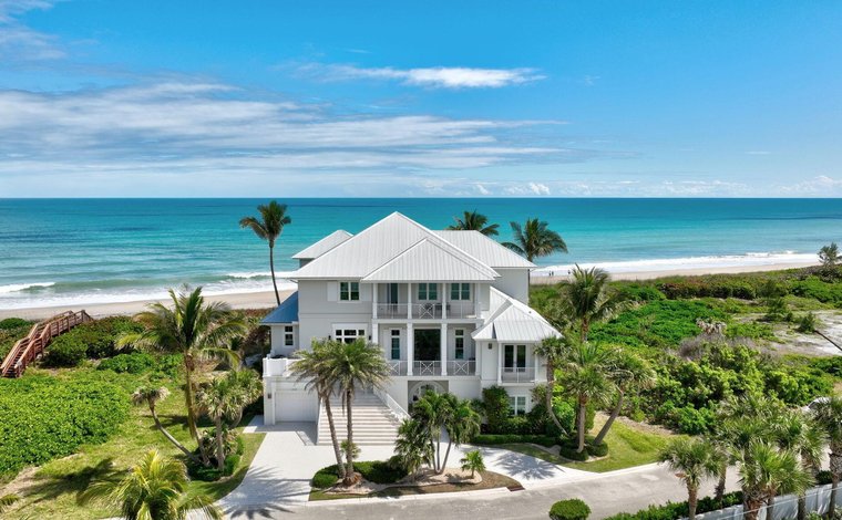 Oceanfront Beach House In Florida Sea Salt 5 Bedroom Oceanfront Pool