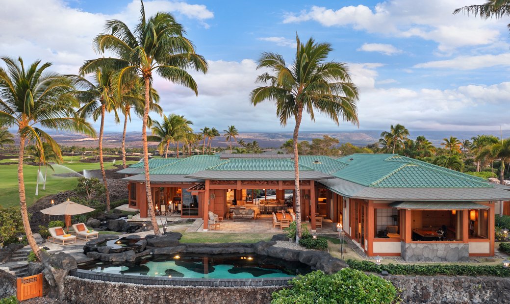 Architectural Oceanfront Masterpiece In Waikoloa Village, Hawaii ...