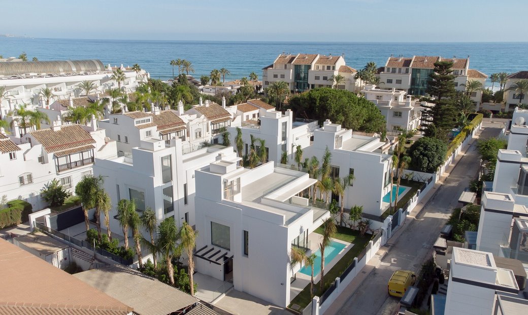 Brand New Modern Villa 100m From The Beach In In Marbella, Andalusia ...
