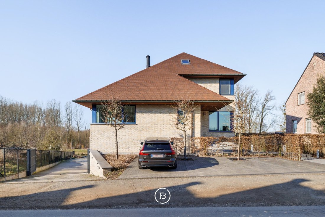 Villa With Industrial Garage In Sint Pieters Leeuw, Flanders, Belgium ...