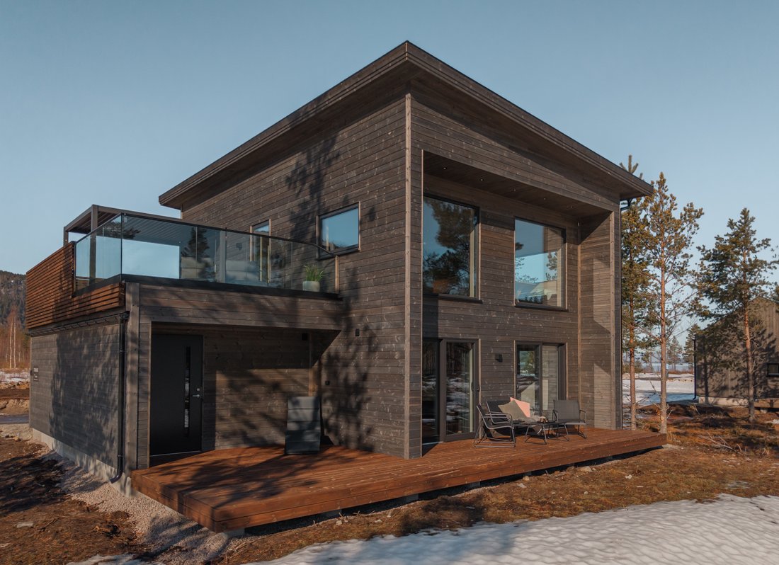 Stunning Newly Built Cabin Over Two In Treungen, Vestfold Og Telemark ...