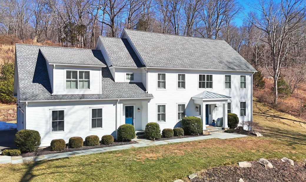 Modern Transitional Colonial Crafted To In Weston, Connecticut, United ...