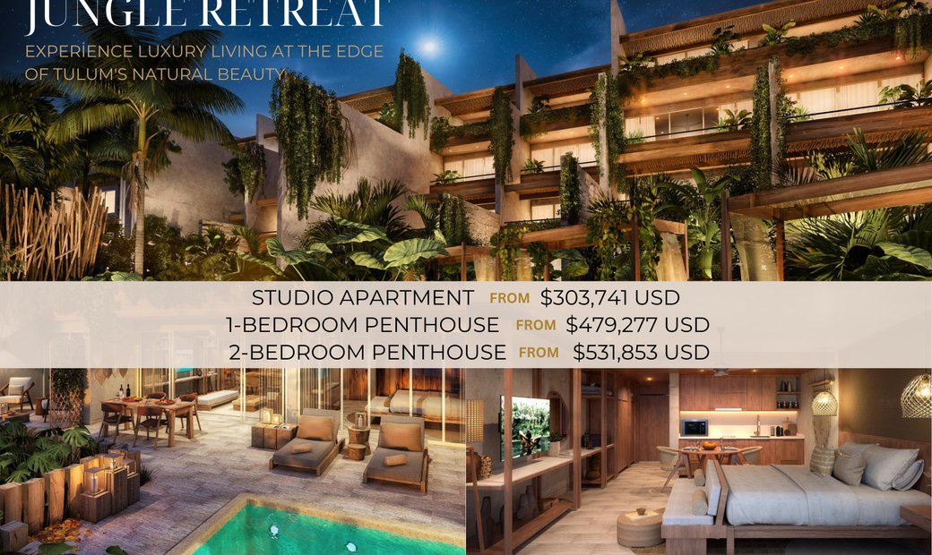 Tulum Apartment In Playa Del Carmen, Quintana Roo, Mexico For Sale ...