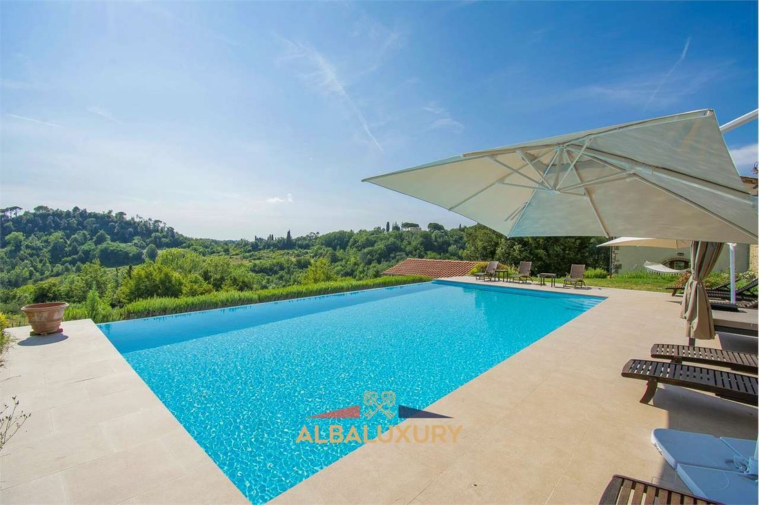 Proprietà Di Prestigio, Vista Panoramica,Toscana In Palaia, Italy For ...