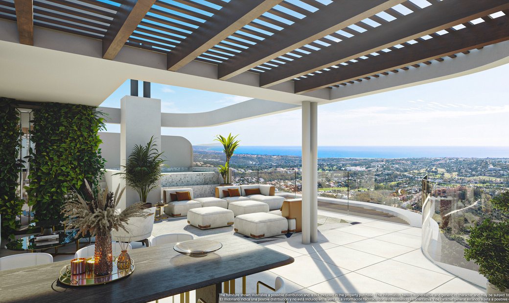 Impressive Corner Penthouse With Solarium & Private In Artola ...
