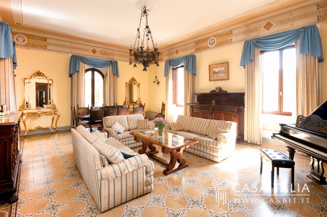 Panoramic Art Nouveau Villa With Swimming Pool For In Barga, Tuscany ...