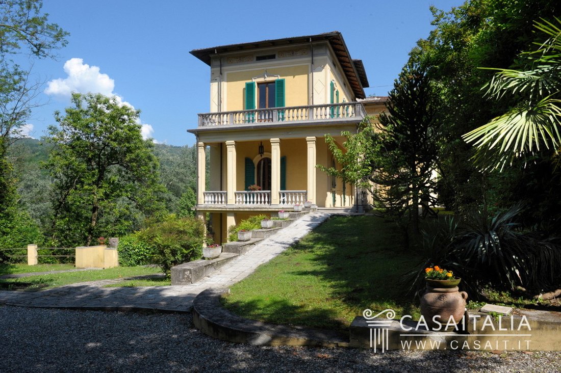 Panoramic Art Nouveau Villa With Swimming Pool For In Barga, Tuscany ...