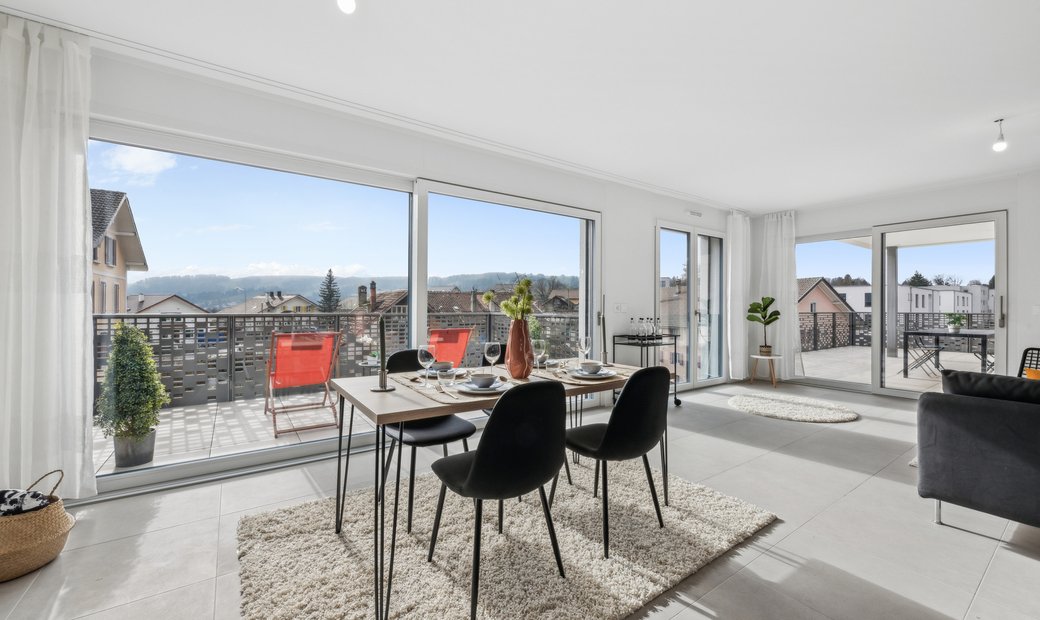 Superb Penthouse On The Banks Of The In La Tour De Trême, Fribourg ...