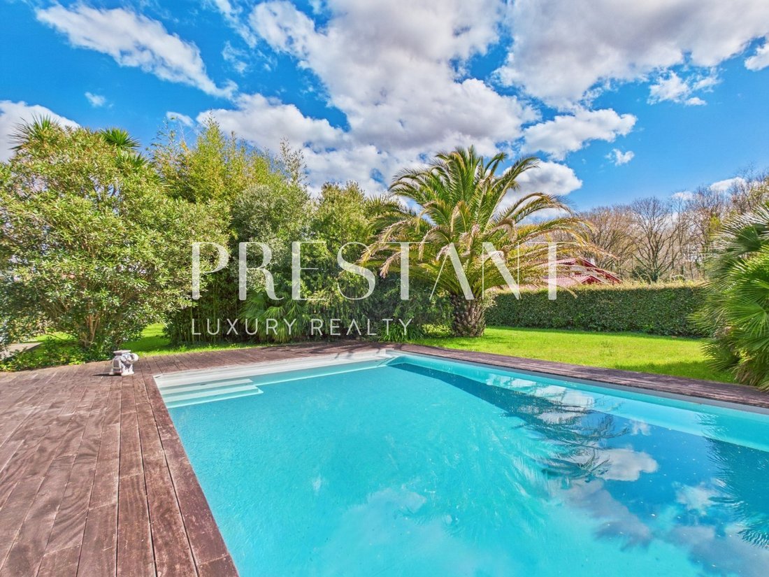 Basque Style House With Pool And In Arcangues, Nouvelle Aquitaine ...