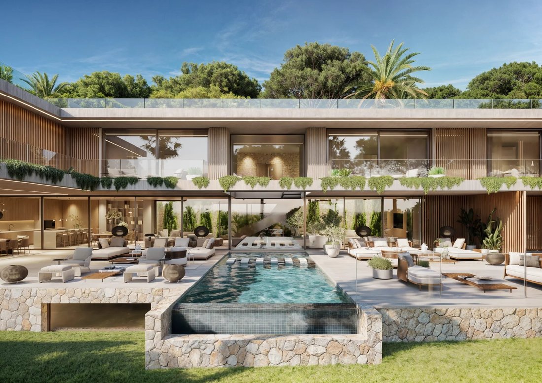 Contemporary Sea View Villa With Prime Location In Portals In Bendinat, Spain For Sale (15386519)