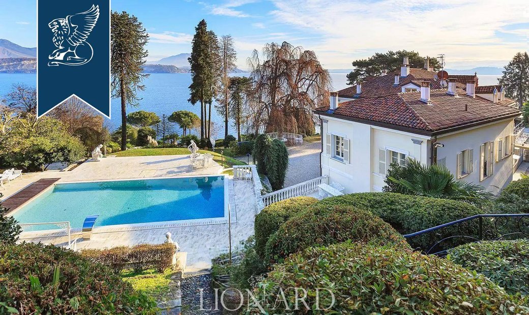 Luxurious Historical Villa By Lake Maggiore In Stresa, Piedmont, Italy ...