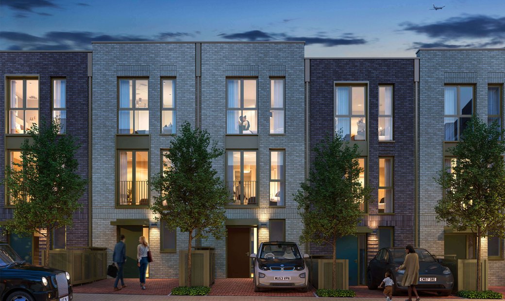 Modern Four Bedroom Townhouses In Greenwich In London, England, United ...