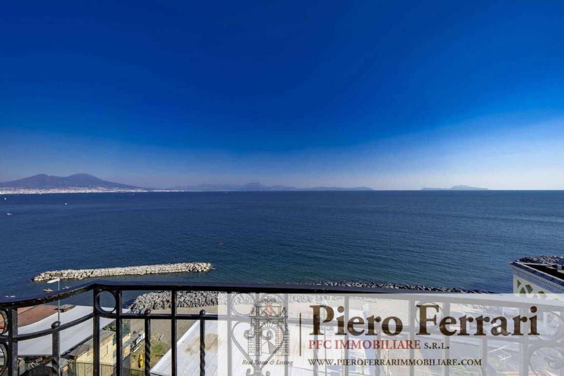 Super Panoramic Penthouse With Terrace In Posillipo In Naples, Campania ...