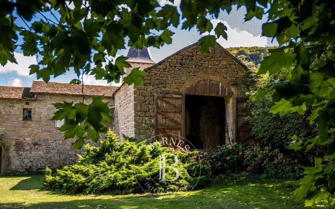 Aveyron Ancient 13th Century Monastery In Sévérac D'aveyron, Occitanie ...