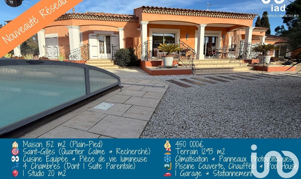 Vente Maison Traditionnelle 6 Pièces In Saint Gilles, Occitanie, France ...