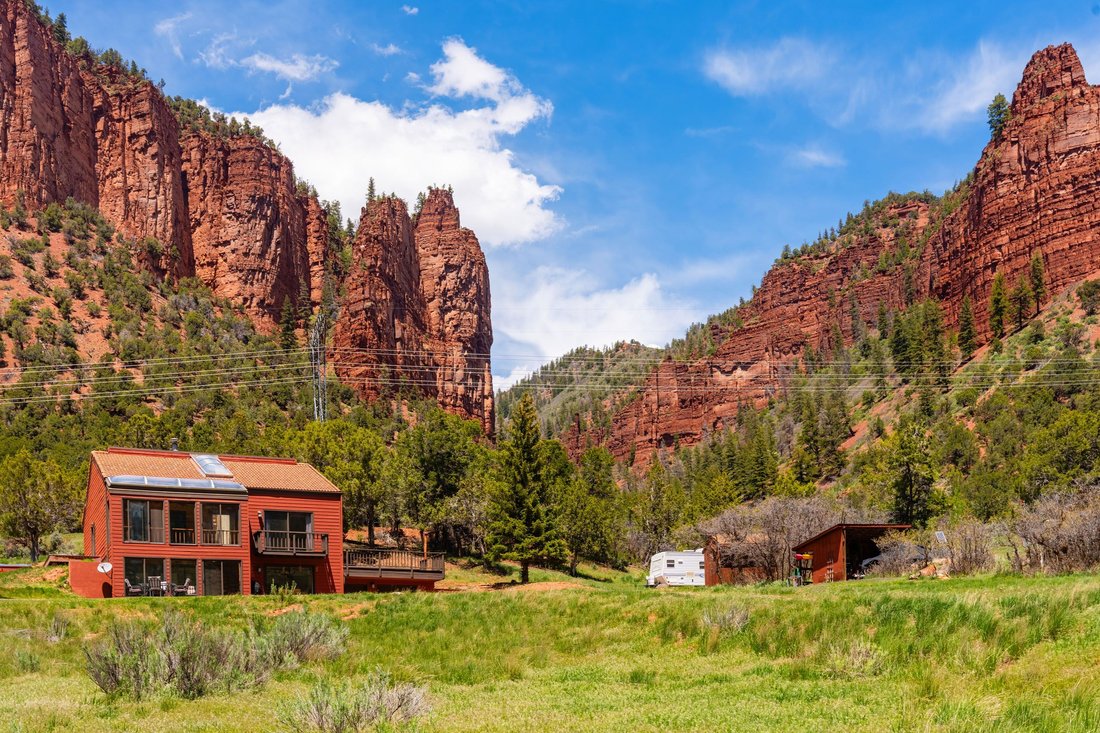 Frying Pan Valley Home On 5 Acres In El Jebel, Colorado, United States ...