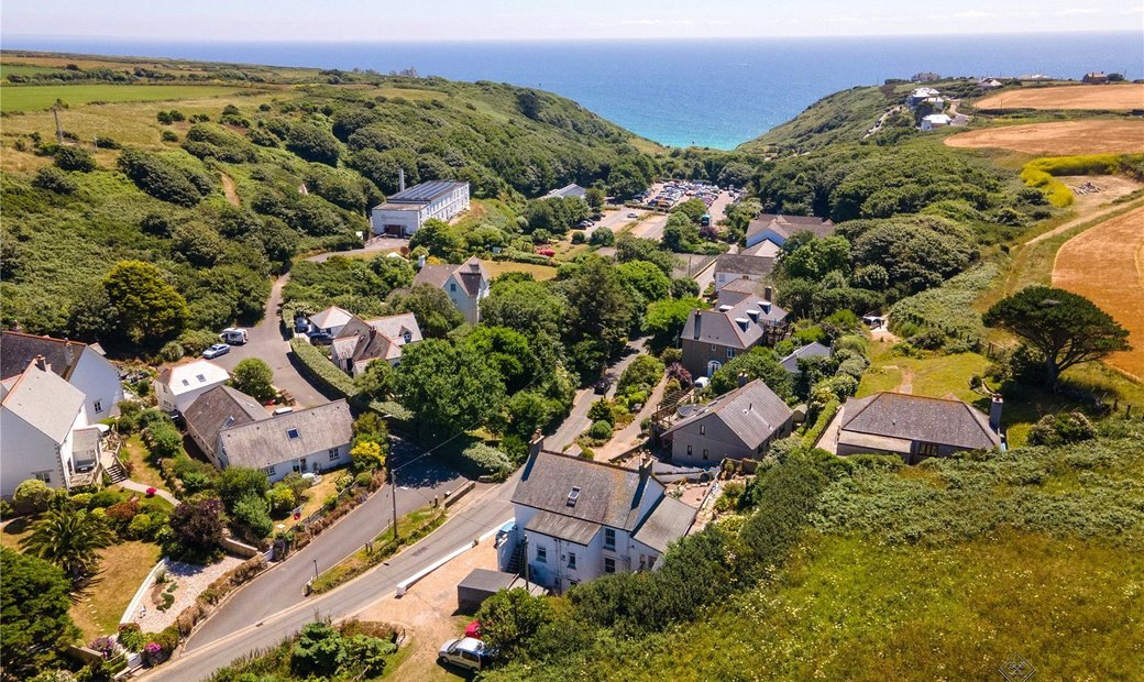 House, Porthcurno, St. Levan, Penzance, In Porthcurno, England, United ...