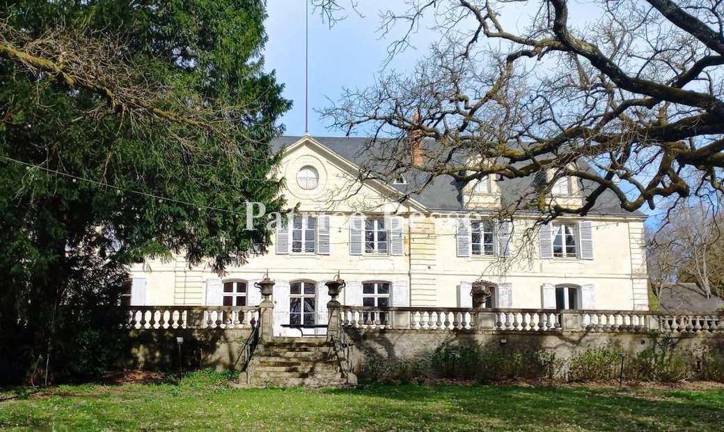 A Chateau Made Of Tuffeau Stone, With In Tours, Centre Val De Loire ...