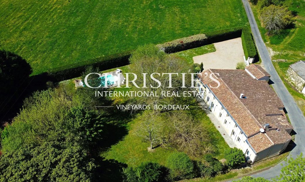 Charming Stone House With 10 Hectares Of In Pugnac, Nouvelle Aquitaine ...