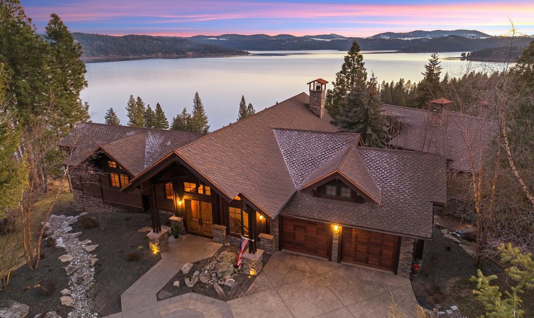 Stunning Lake View, Black Rock Beauty In Coeur D'alene, Idaho, United ...