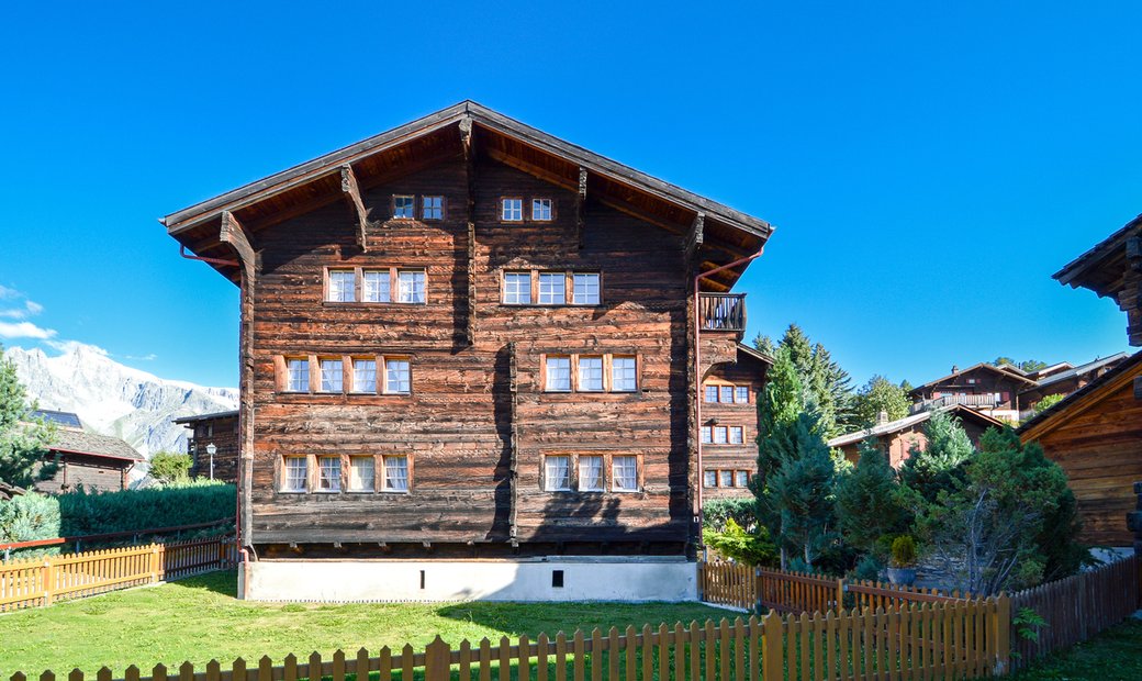 Magnificent Old Manor From Goms In Bellwald, Valais, Switzerland For ...