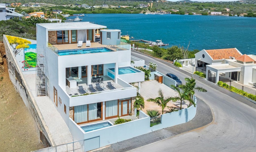 Spectacular Newly Built Villa With Panoramic In Willemstad, Curaçao ...